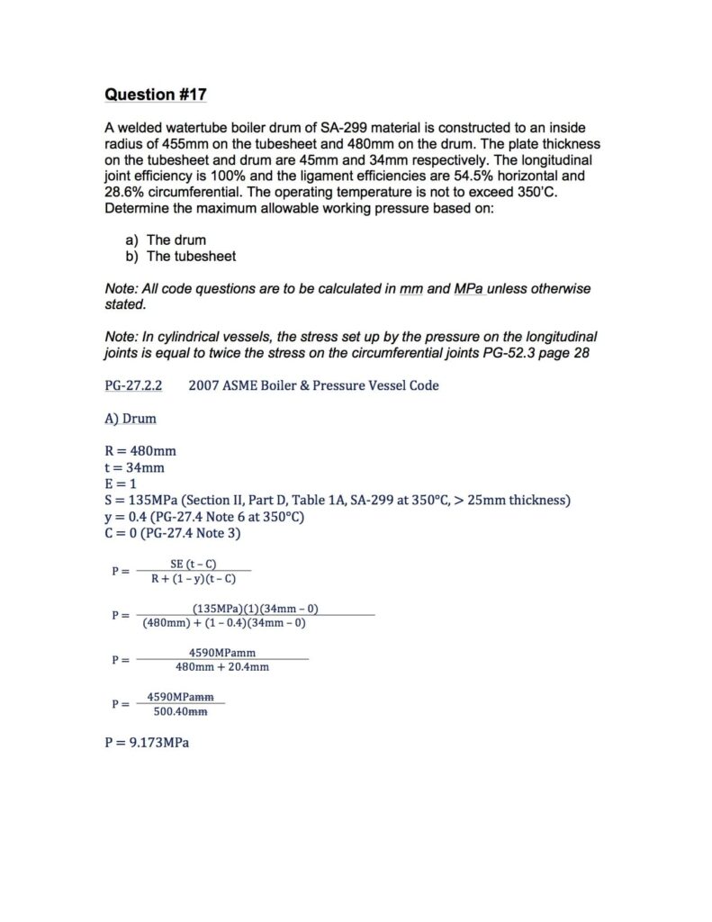 How To: Determine The Maximum Allowable Working Pressure Of A Header ...