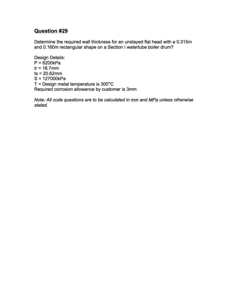 How To: Determine The Minimum Required Thickness Of Noncircular ...