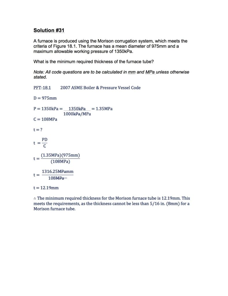 How To: Determine Corrugated Furnace Calculations - Power Engineering 101