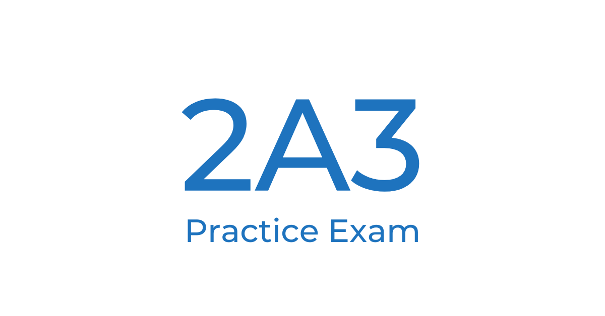 2A3 Power Engineering Multiple Choice Exam Practice Questions - Power ...