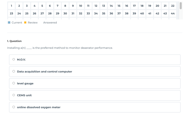 2B2 Power Engineering Multiple Choice Exam Practice Questions - Power ...