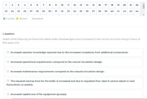 2A3 Power Engineering Multiple Choice Exam Practice Questions - Power ...