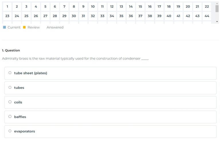 2B1 Power Engineering Multiple Choice Exam Practice Questions - Power Engineering 101